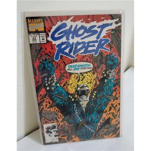 Marvel | Office | Fiery Redemption Unleashed Ghost Rider 23 Ignites ...